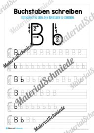 Buchstaben schreiben lernen von A-Z (Druckschrift)