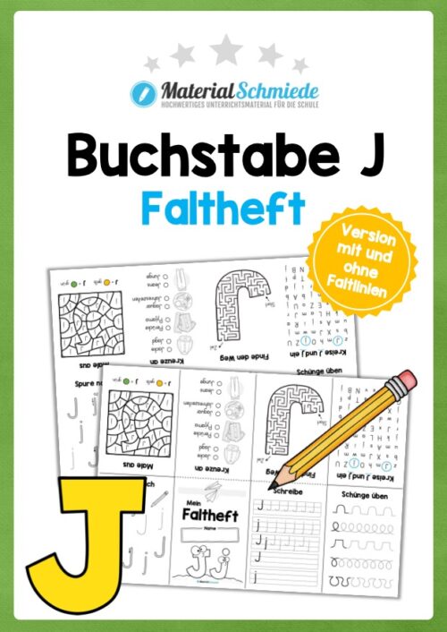 Buchstabe J - Unterrichtsmaterial