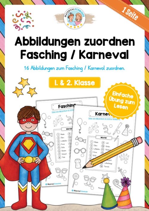 Lesespaziergang Fasching / Karneval