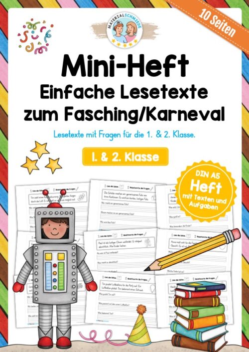 Mini-Heft: Lesetexte Ostern (1. & 2. Klasse)