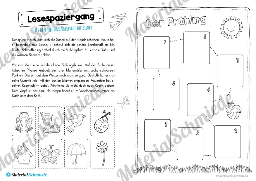 Lesespaziergang Frühling