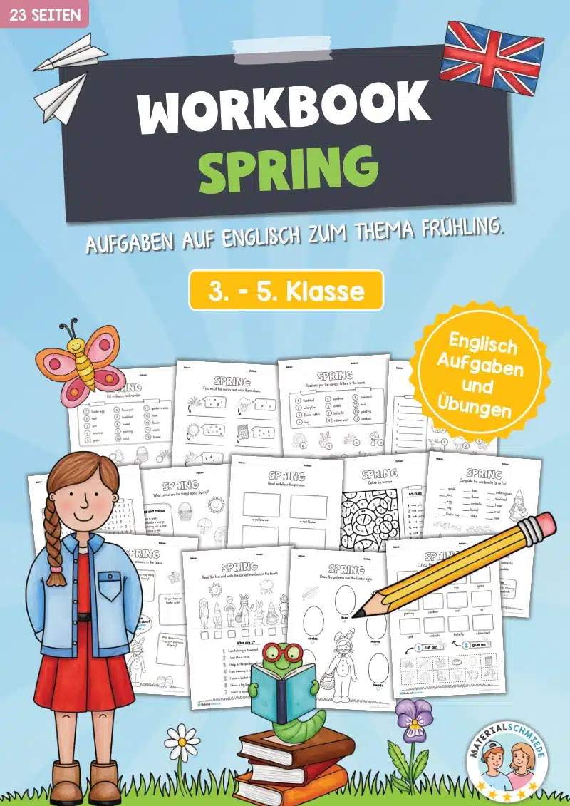 Englisch: Workbook Spring (23 Arbeitsblätter)