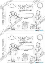 Mini-Heft: Herbst - 1. Klasse (25 Arbeitsblätter)