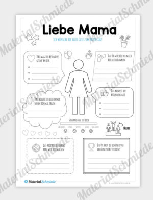 Unterrichtsmaterial Muttertag