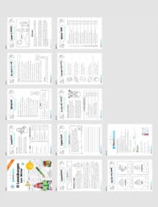 15 Arbeitsblätter zum Lesen & Malen zu Ostern