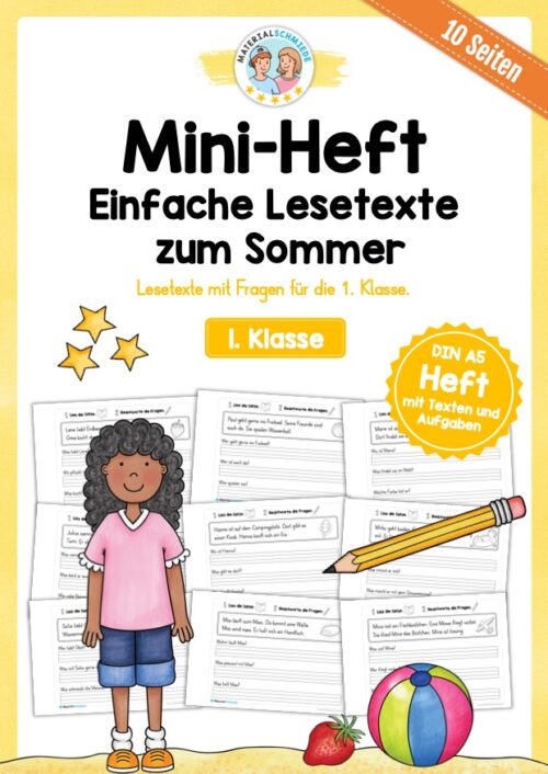 Mini-Heft: Lesetexte Ostern (1. & 2. Klasse)