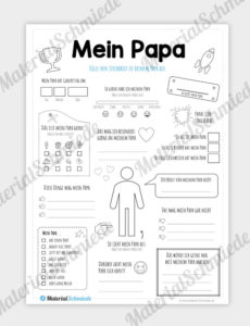 Mini-Heftchen zum Vatertag (11 Seiten)