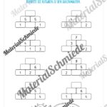 Zahlenmauern im Zahlenraum 10 (12 Arbeitsblätter)