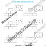 Zahlenmauern im Zahlenraum 10 (12 Arbeitsblätter)